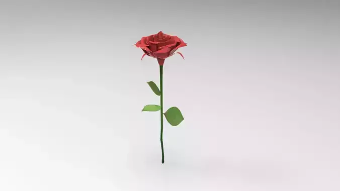 Rose in valentine day free VR / AR / low-poly 3D model | CGTrader