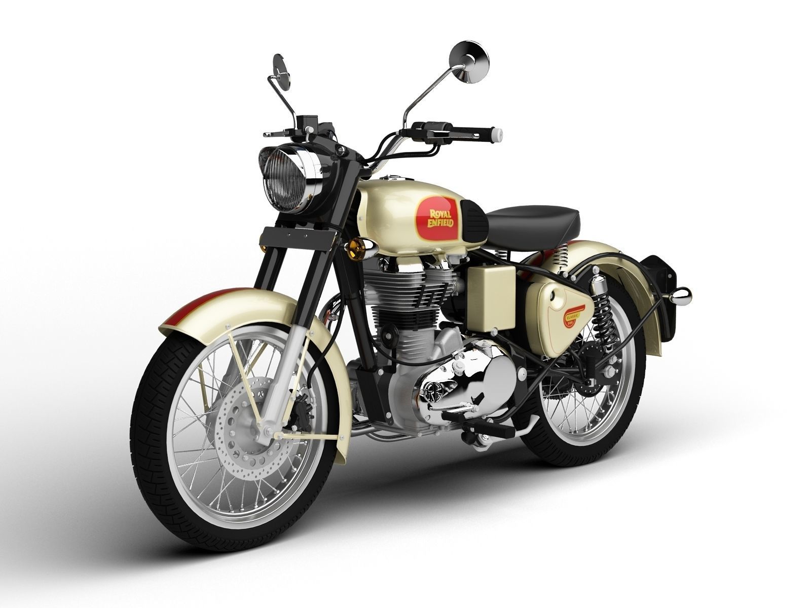 Royal Enfield Classic 500 2016 3D model | CGTrader