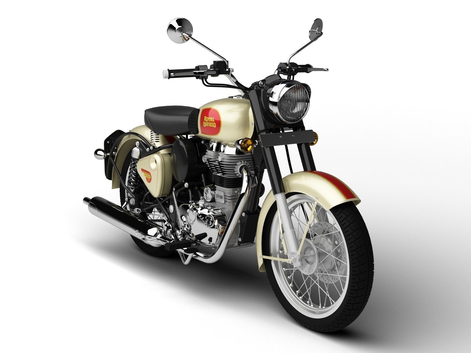 Royal Enfield Classic 500 2016 3D model | CGTrader