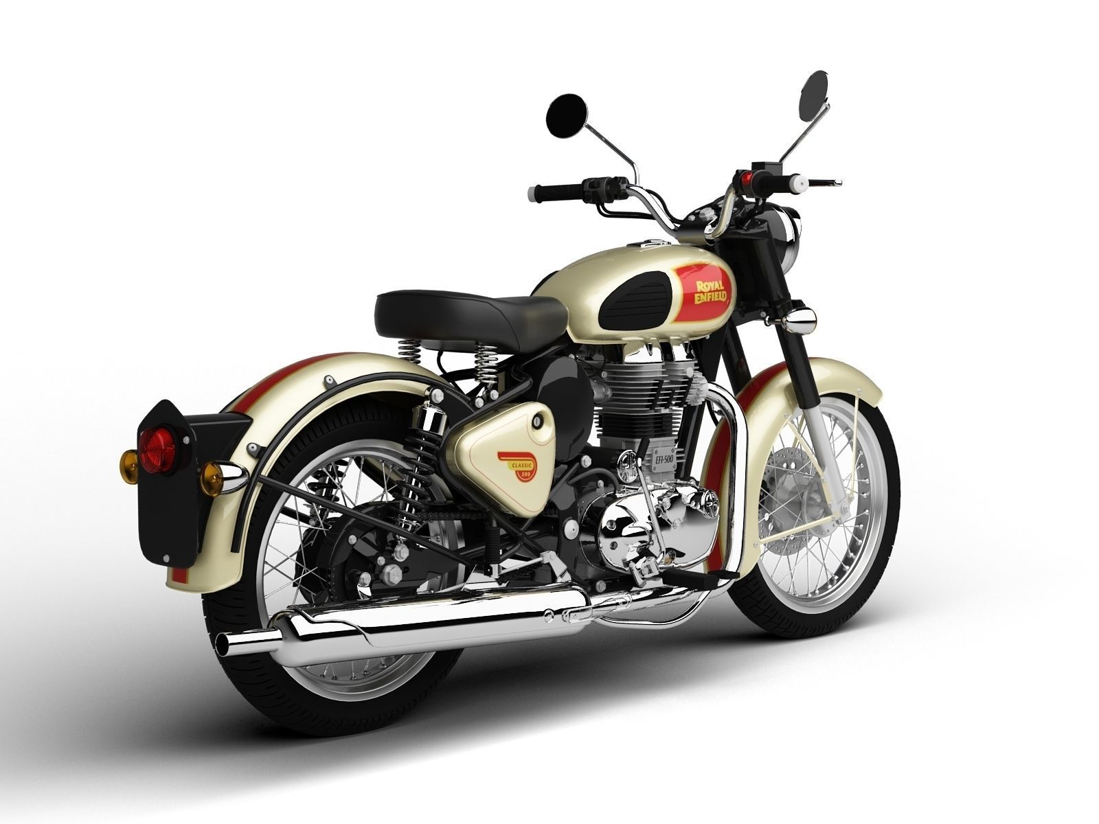 Royal Enfield Classic 500 2016 3D model | CGTrader