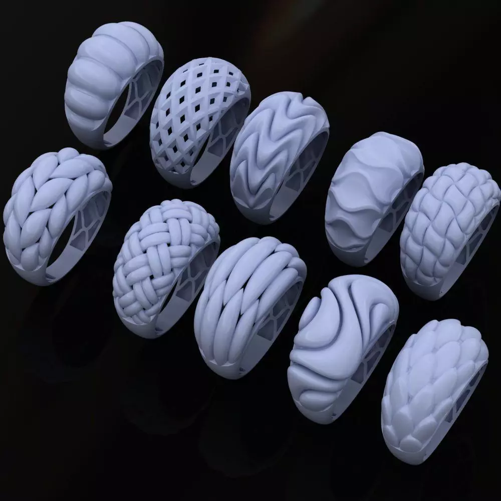 gold ring 3D model 3D printable | CGTrader