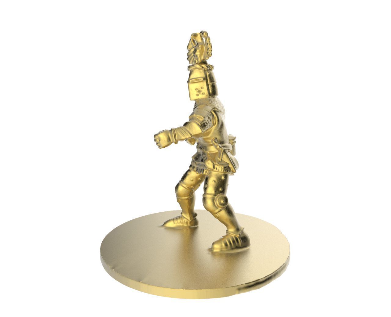 Scanned Knight Statue 3D model 3D printable | CGTrader