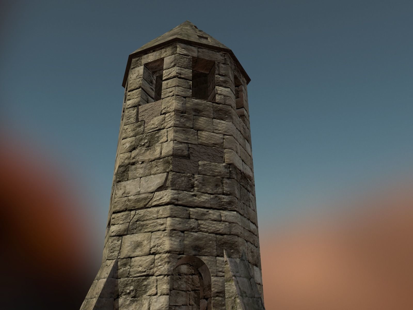 Medieval Lighthouse free VR / AR / low-poly 3D model | CGTrader