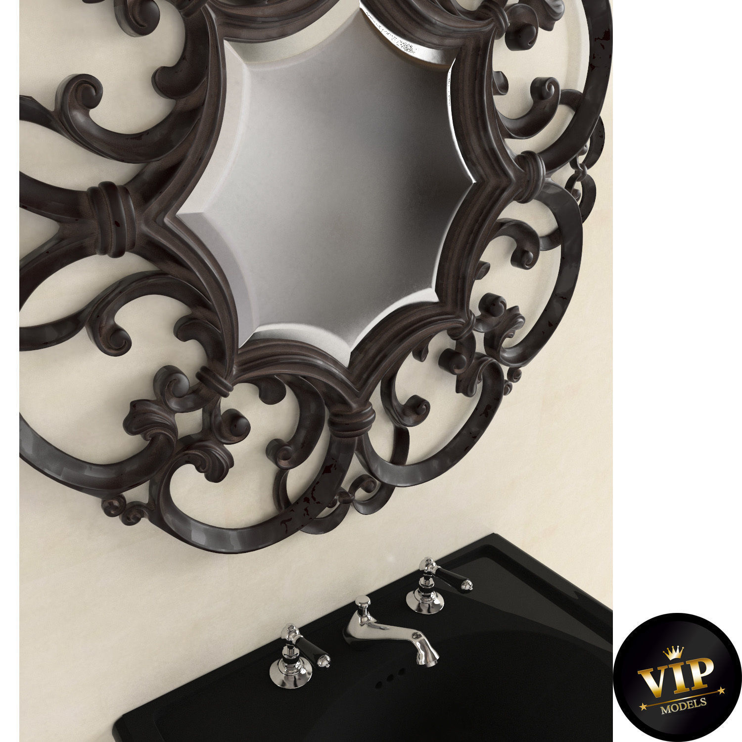 Washbasin Devon and Devon console Marlene 3D model | CGTrader