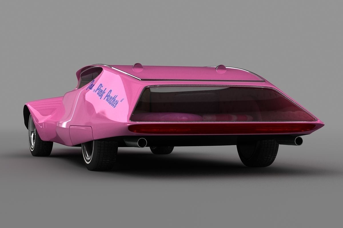 Pink Panther Mobile 1969 3D model | CGTrader