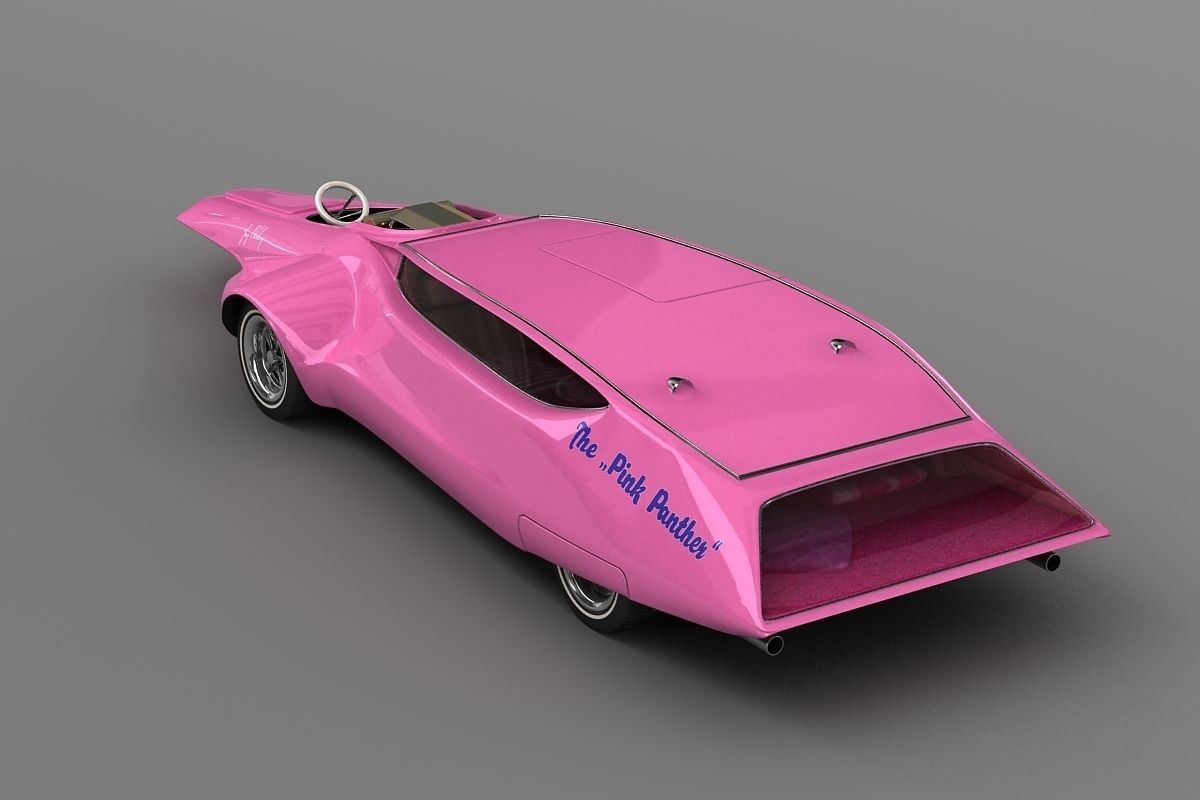 Pink Panther Mobile 1969 3D model | CGTrader