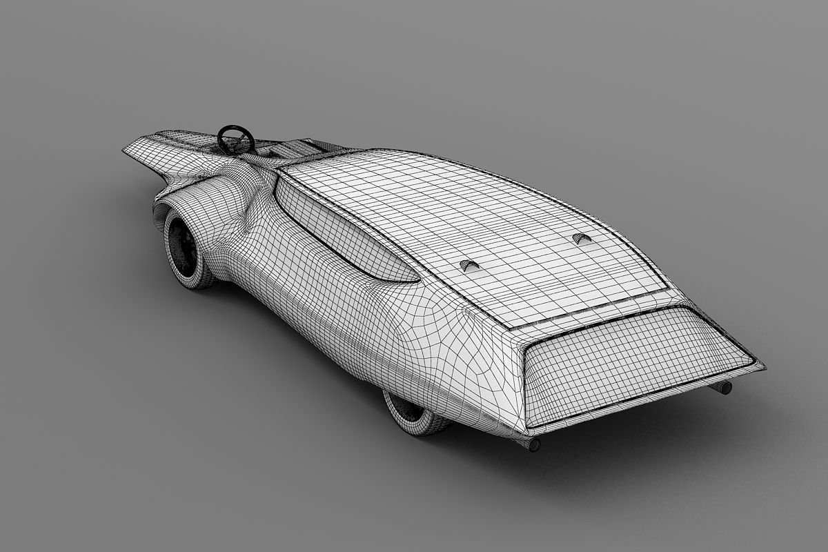 Pink Panther Mobile 1969 3D model | CGTrader