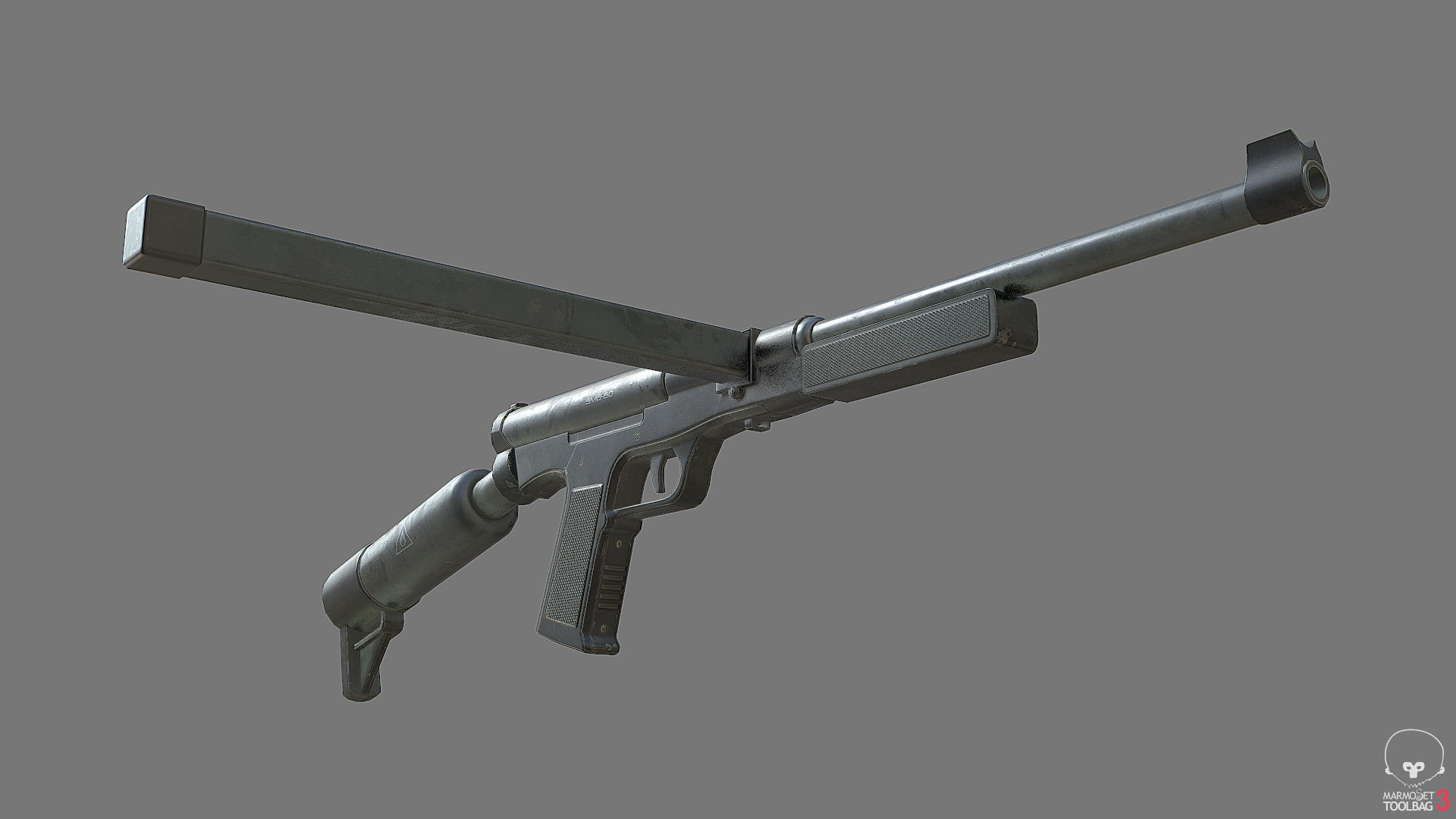 3D model SMG-60 Softair PBR VR / AR / low-poly | CGTrader