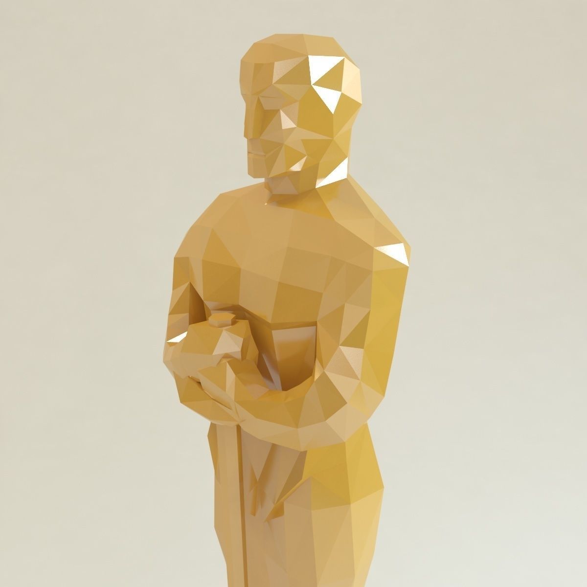 3D model oscar low poly style VR / AR / low-poly | CGTrader