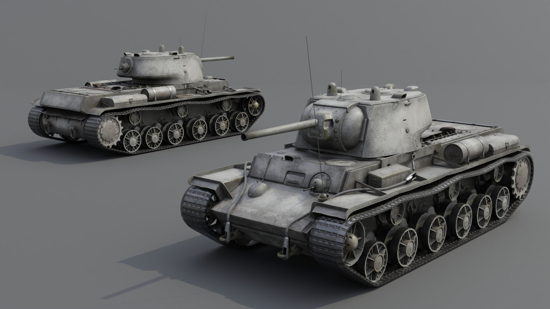 3D model KV-1 m1942 Heavy tank VR / AR / low-poly | CGTrader
