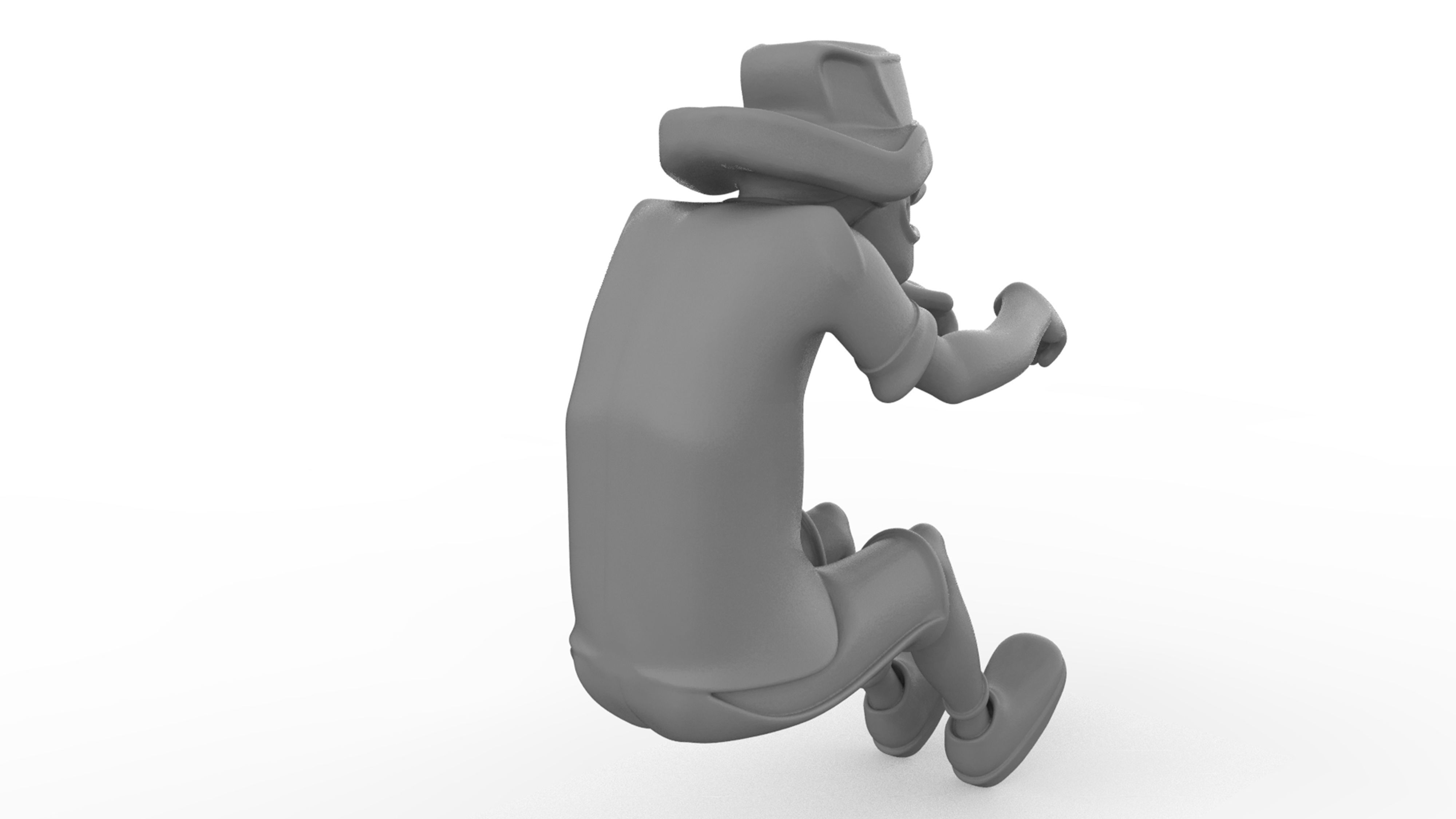 FREE STL The Rebel Driver figure cartoon style free 3D model 3D ...