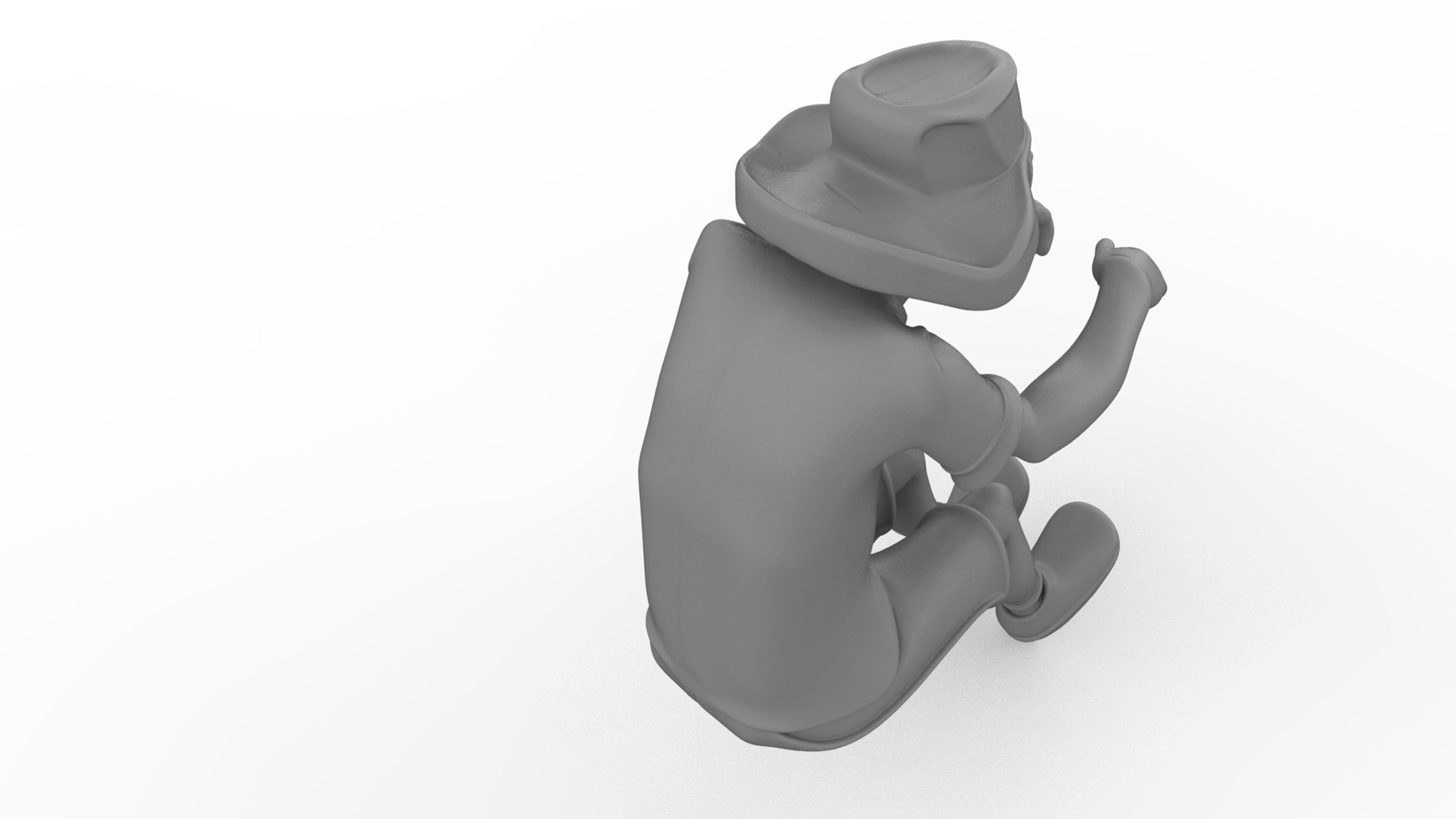 FREE STL The Rebel Driver figure cartoon style free 3D model 3D ...