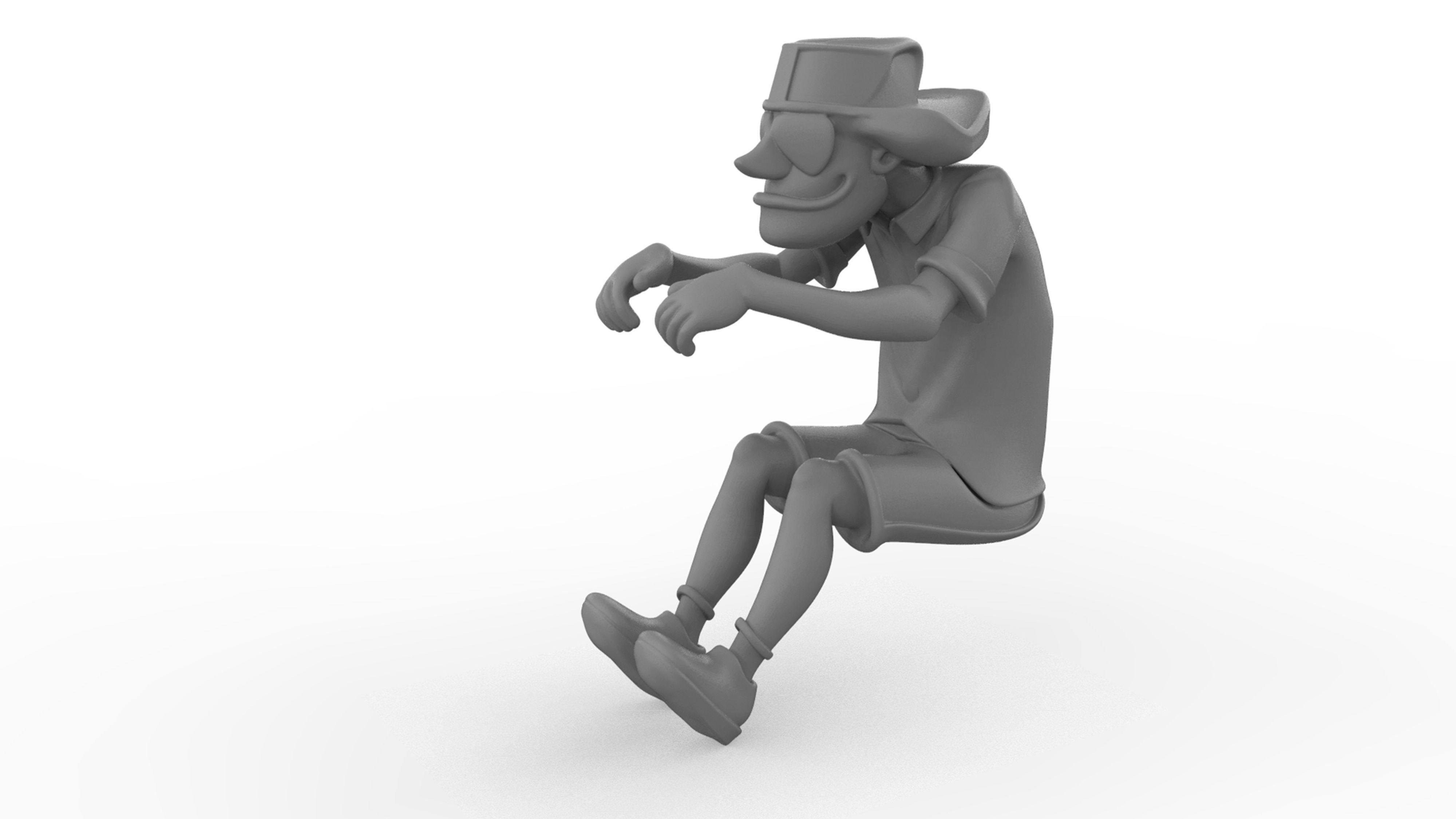 FREE STL The Rebel Driver figure cartoon style free 3D model 3D ...