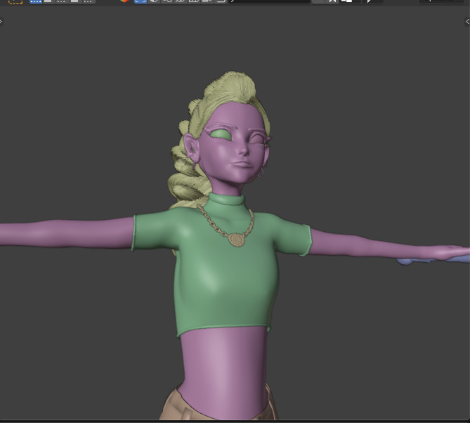 Rumi - K Pop Demon Hunters 3D model rigged | CGTrader