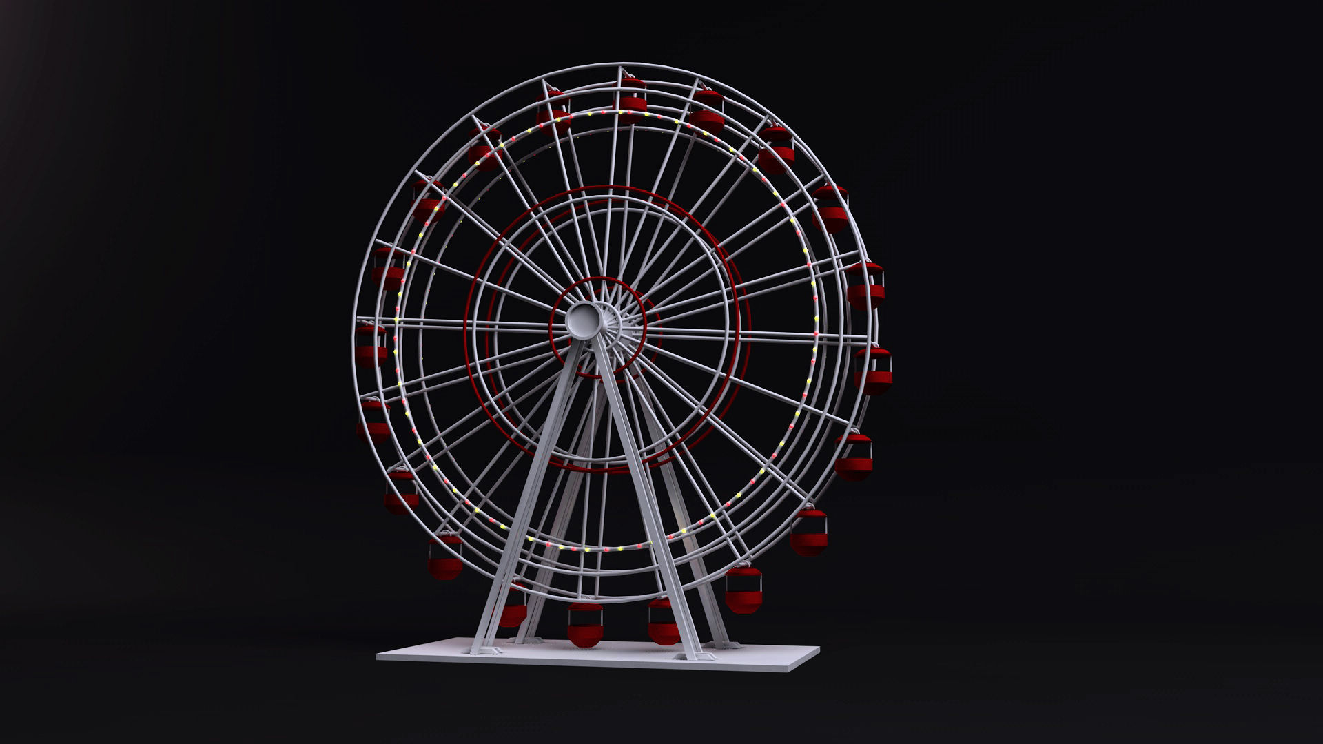 Chicago Wheel free 3D model | CGTrader