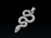 Snake Pendant v3 3D model 3D printable | CGTrader