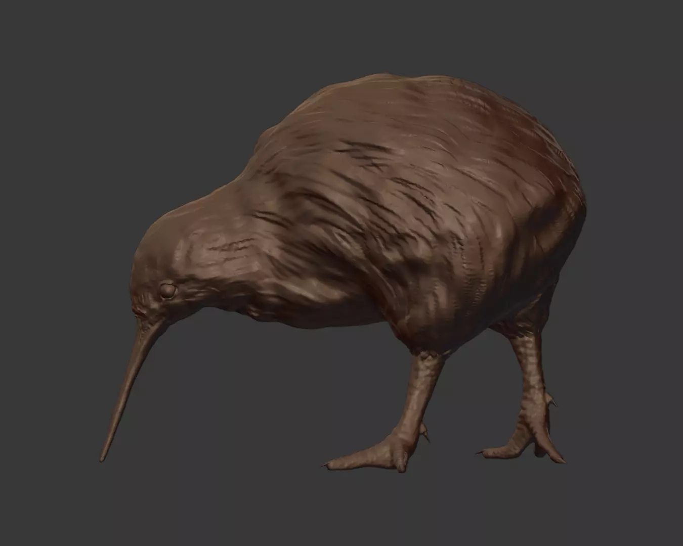 Kiwi Bird for Printing 3D model 3D printable | CGTrader