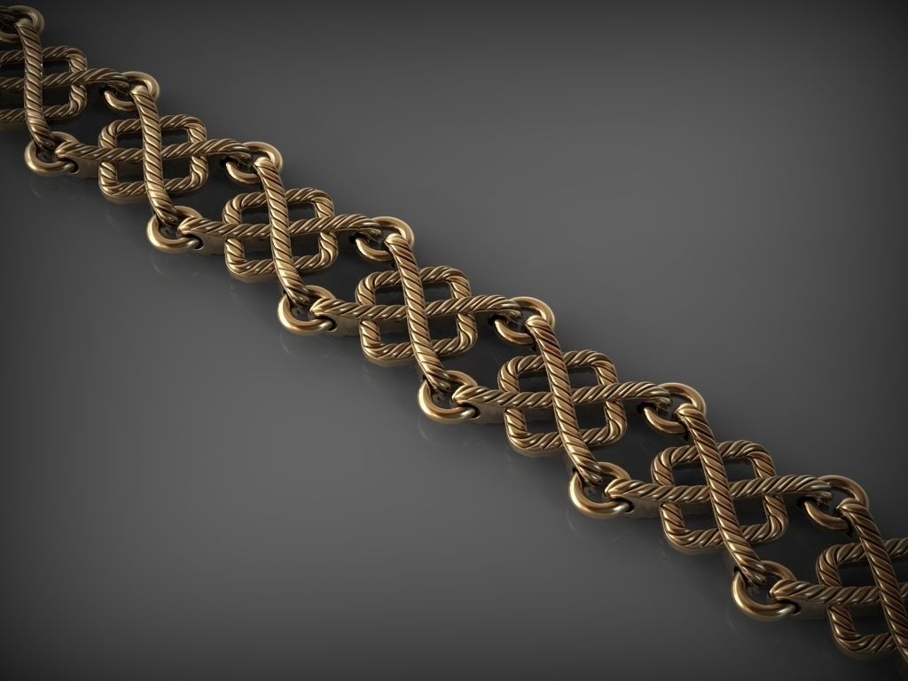 Chain Link 100 3D model 3D printable | CGTrader