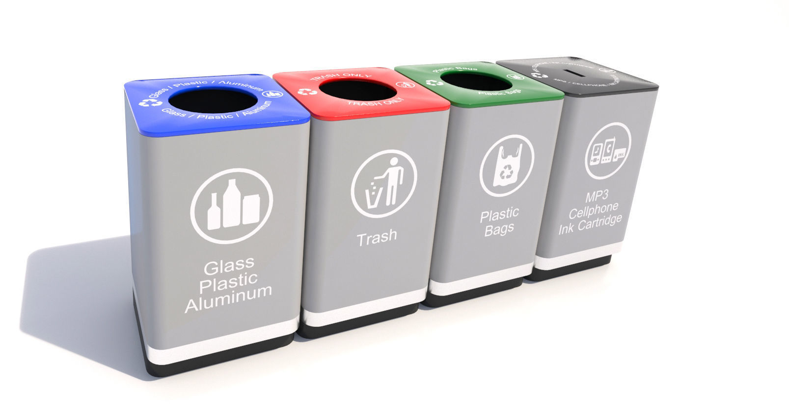 Recycle Bin-01 3D model | CGTrader