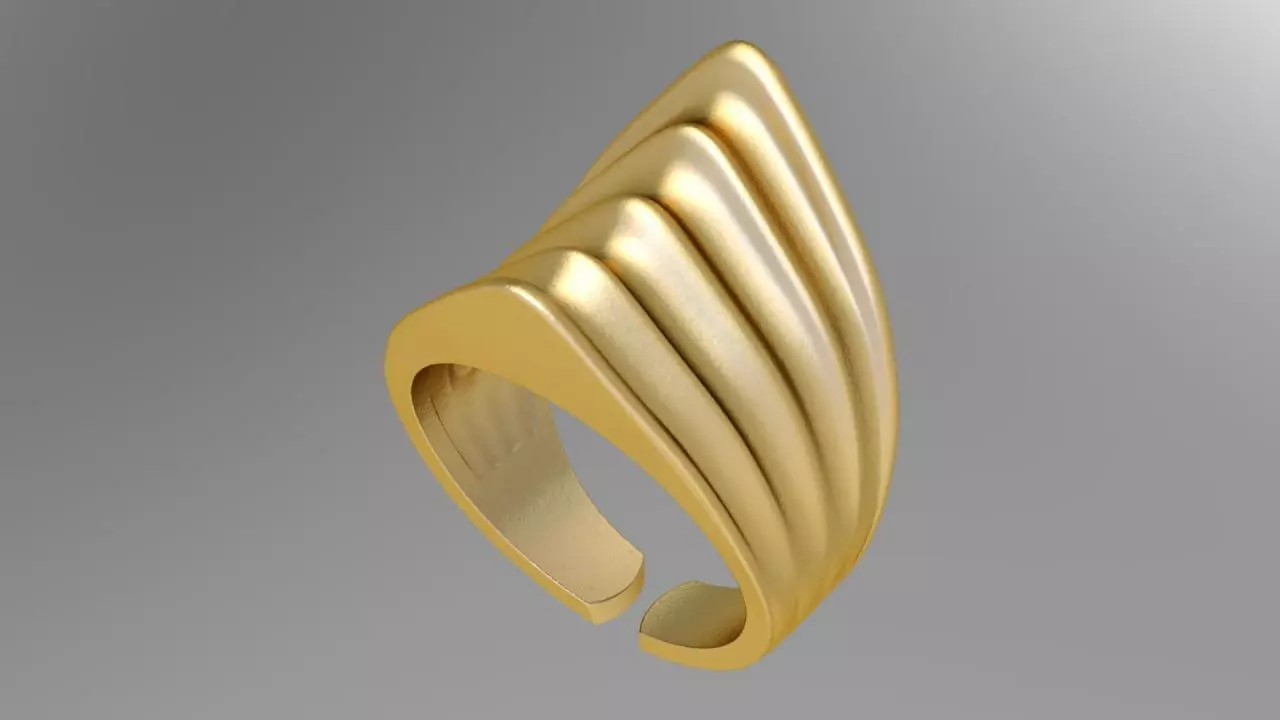 Gothic ring theme 3D model 3D printable | CGTrader