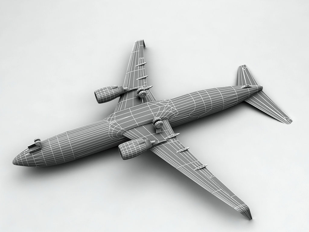 3D model Boeing 737-800 NG Airliner - Royal Air Maroc VR / AR / low ...