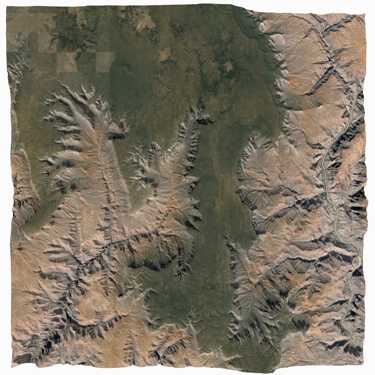 3D model Grand Canyon Terrain Landscape VR / AR / low-poly | CGTrader