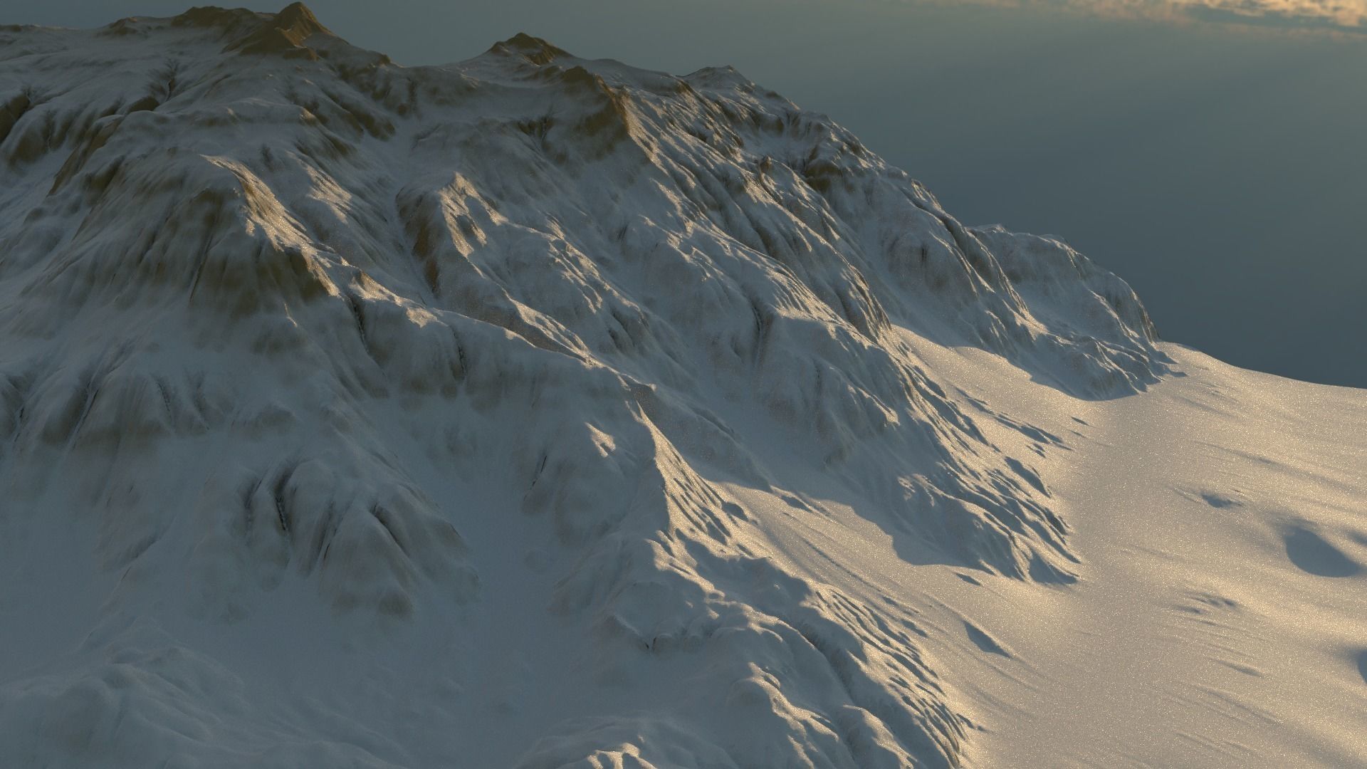 Detailed Winter Landscape 3D model | CGTrader