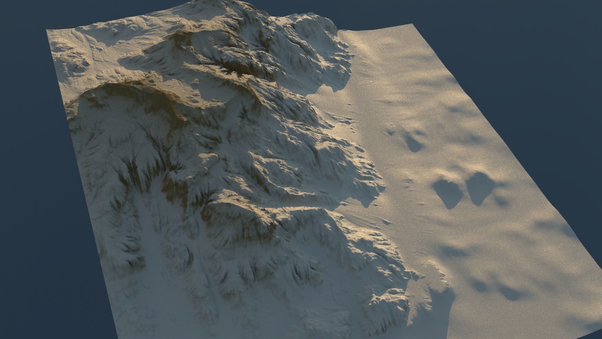 Detailed Winter Landscape 3D model | CGTrader