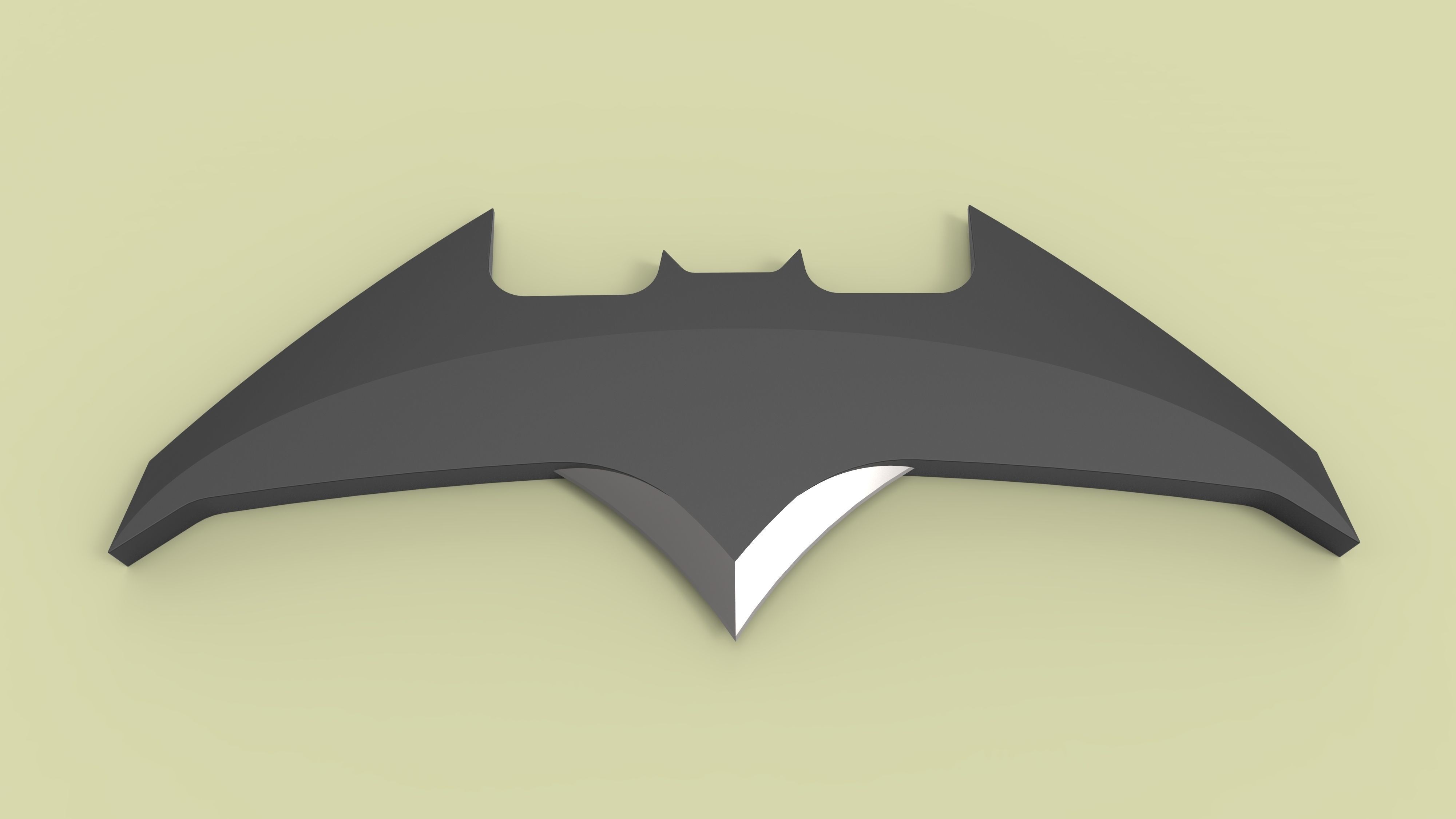 Batarang version 2 3D model | CGTrader
