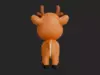 3D model Cartoon Chibi Deer 3D Model Rigged Animated Blender Ready VR ...