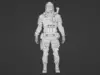 3D model Arctic Soldier Winter Military Character 3D Model VR / AR ...