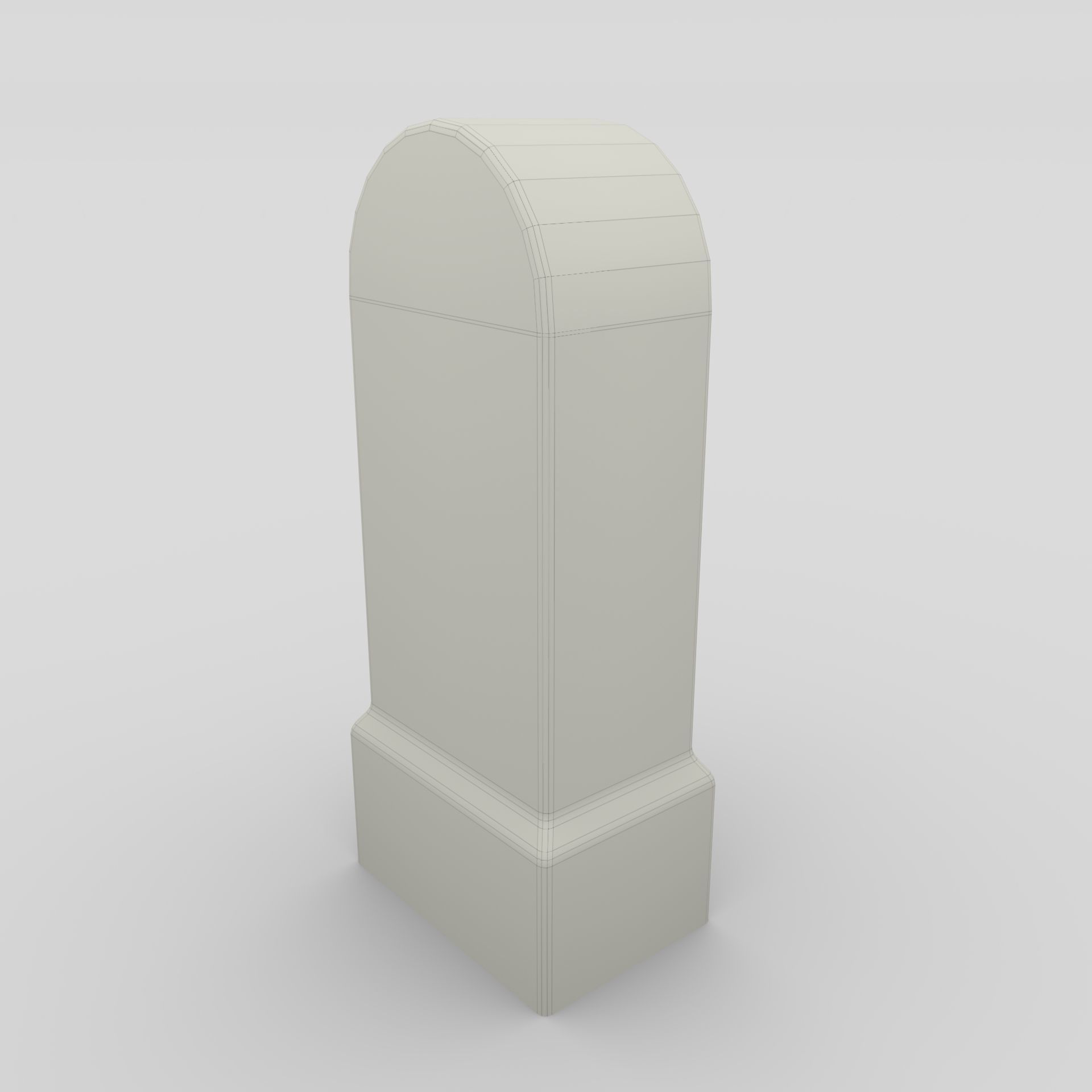 3D model Low Poly Milestone monument VR / AR / low-poly | CGTrader