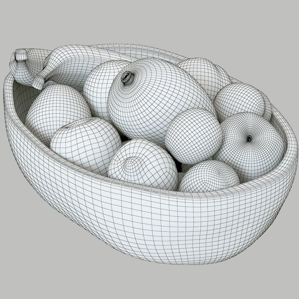 Fruit Bowl 3D model | CGTrader
