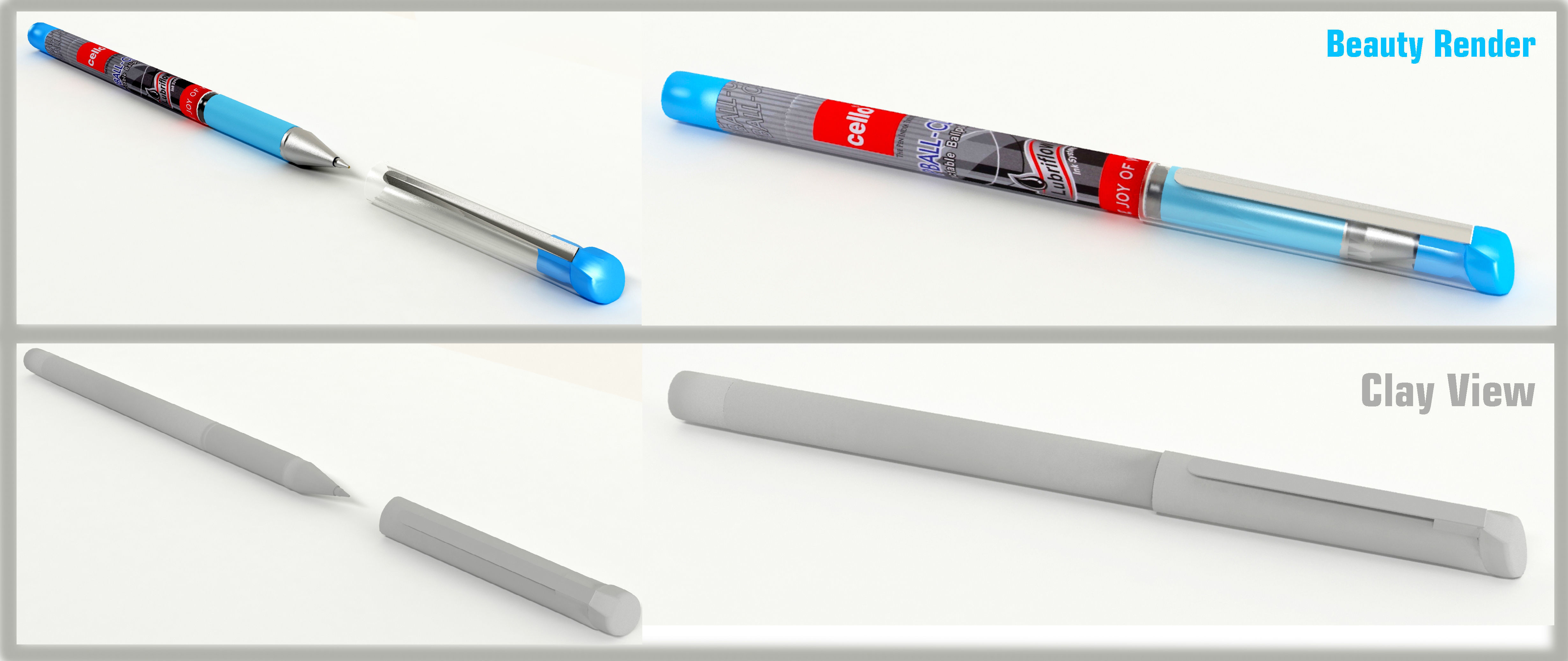 Pen Modeling 3D model 3D printable | CGTrader