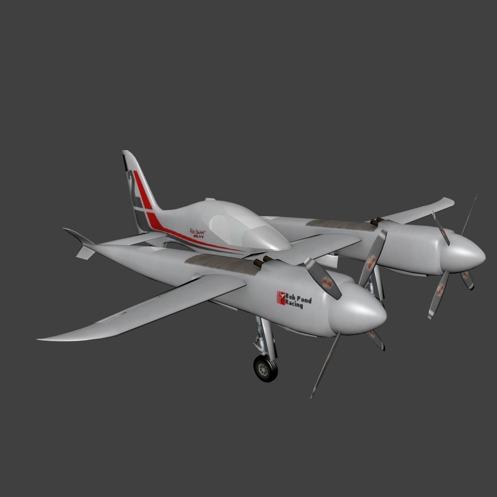 Rutan Pond Racer free VR / AR / low-poly 3D model | CGTrader