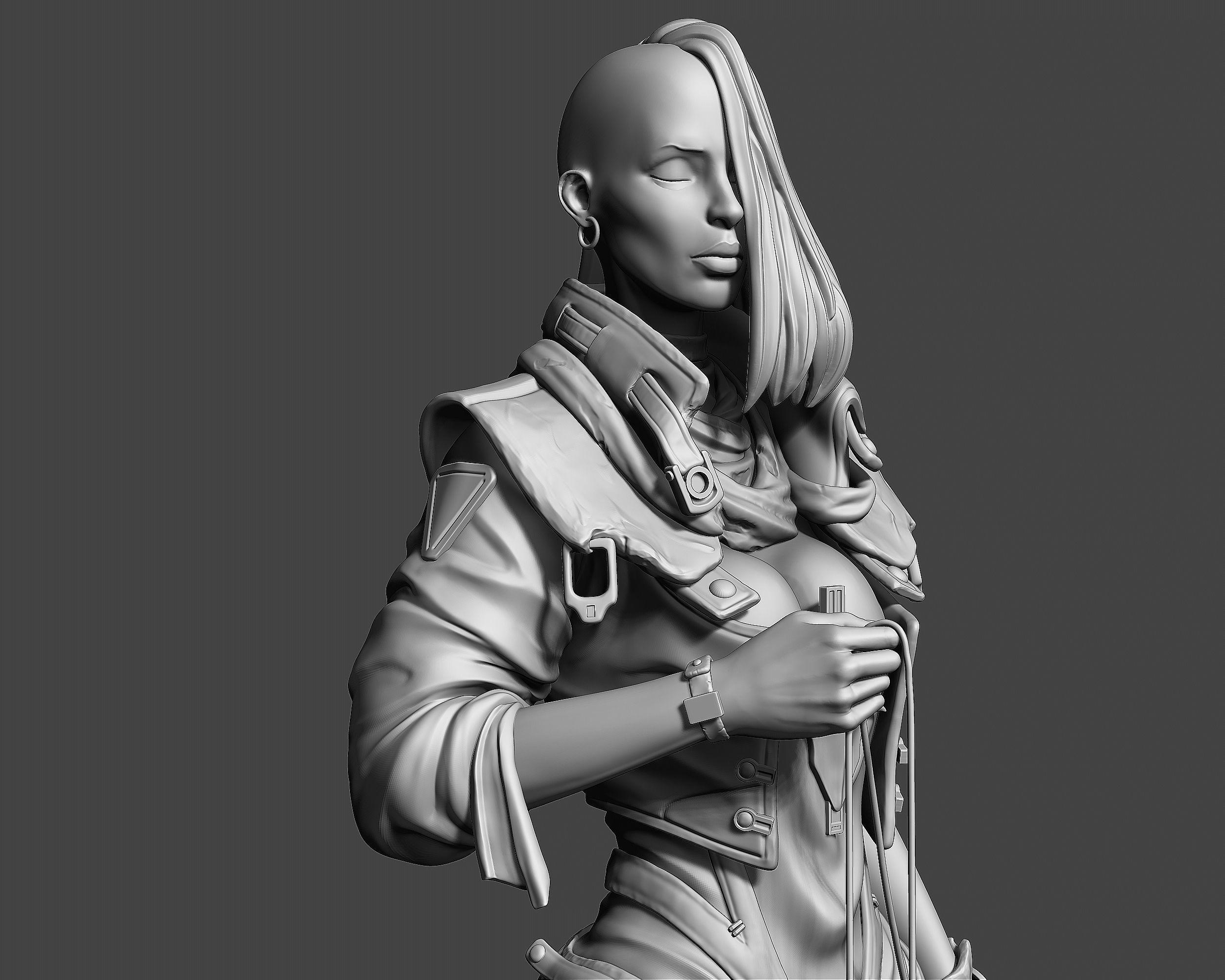 Fantasy Female Character 3D print 3D model 3D printable | CGTrader