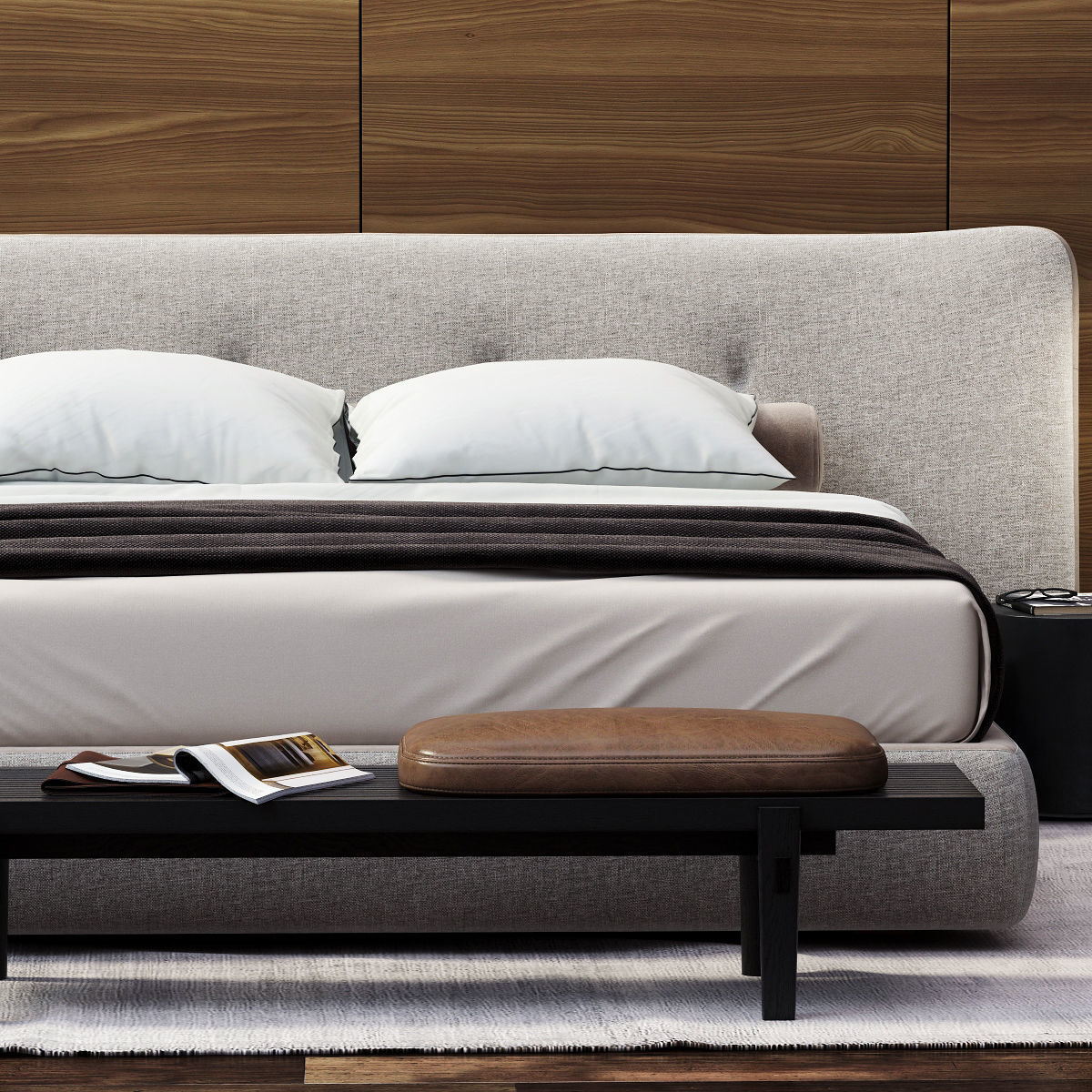 POLIFORM REVER BED SET 3D model | CGTrader