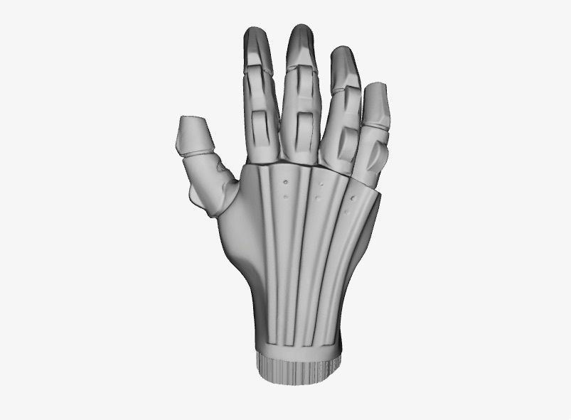 C-3PO Hand 3D scan free 3D model 3D printable | CGTrader