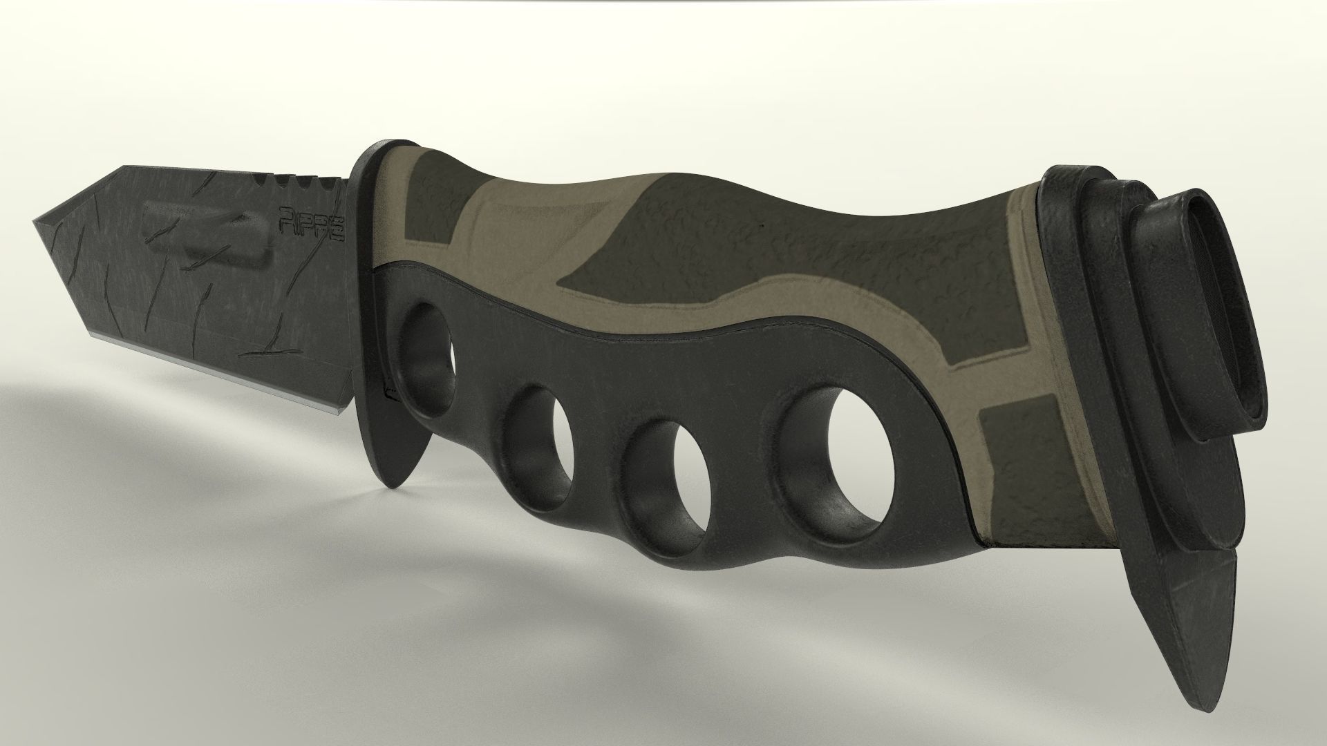 Ripper Knife 3D model | CGTrader