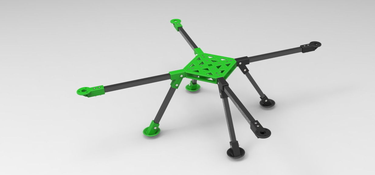 Hobbyking RotorBits QuadCopter Kit With Modular Assembly free 3D model ...