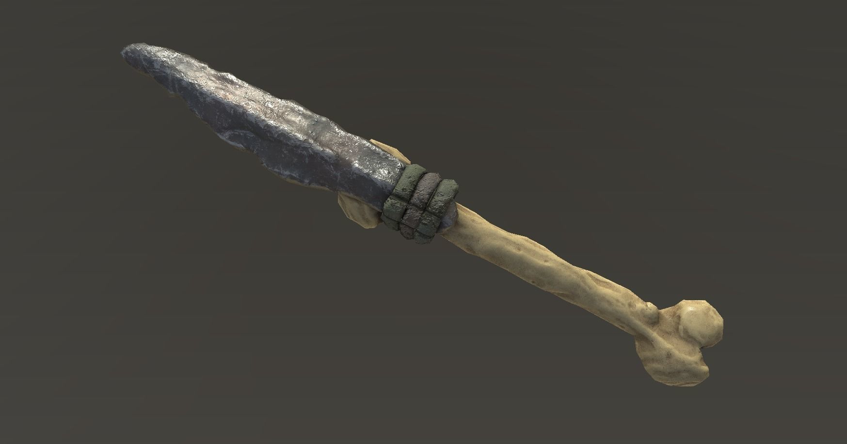 3D model Bone Dagger VR / AR / low-poly | CGTrader