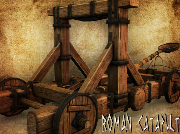 3D model Roman Catapult VR / AR / low-poly | CGTrader