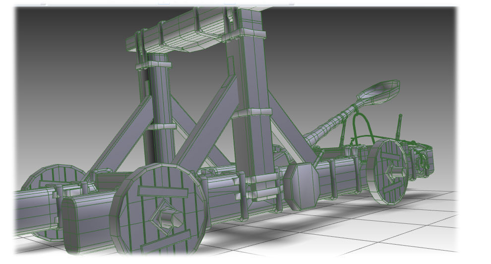 3D model Roman Catapult VR / AR / low-poly | CGTrader