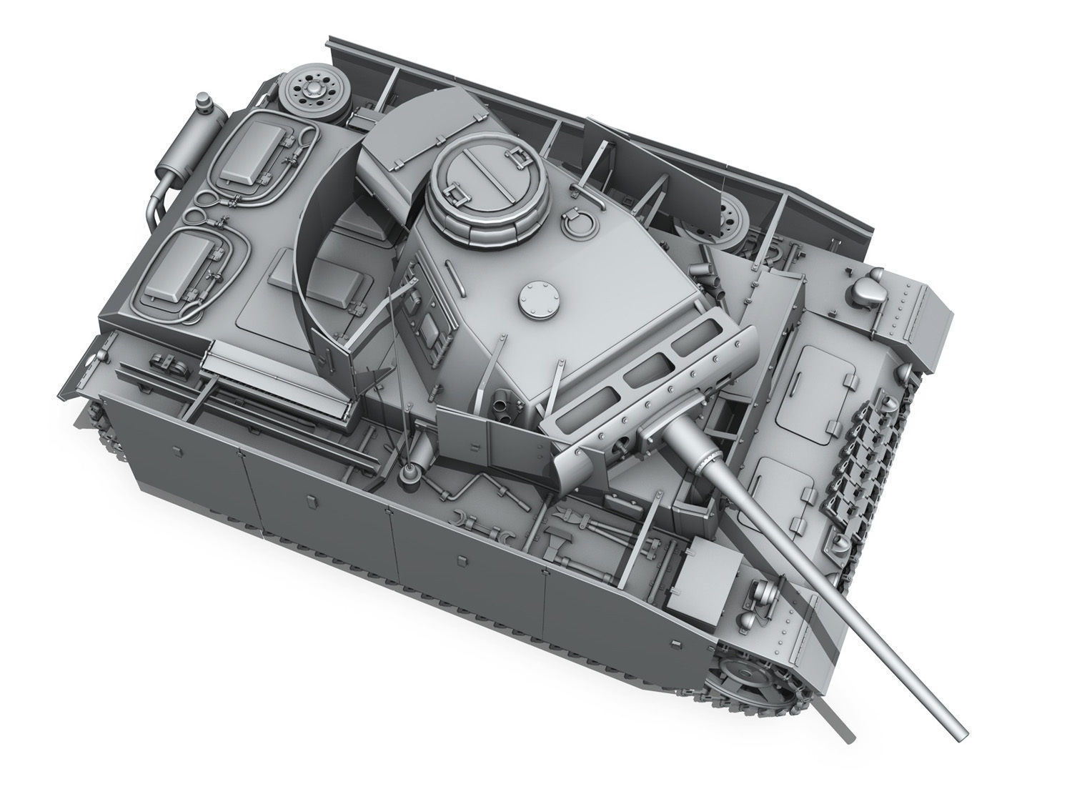 PzKpfw III - Panzer 3 - Ausf M 3D model | CGTrader