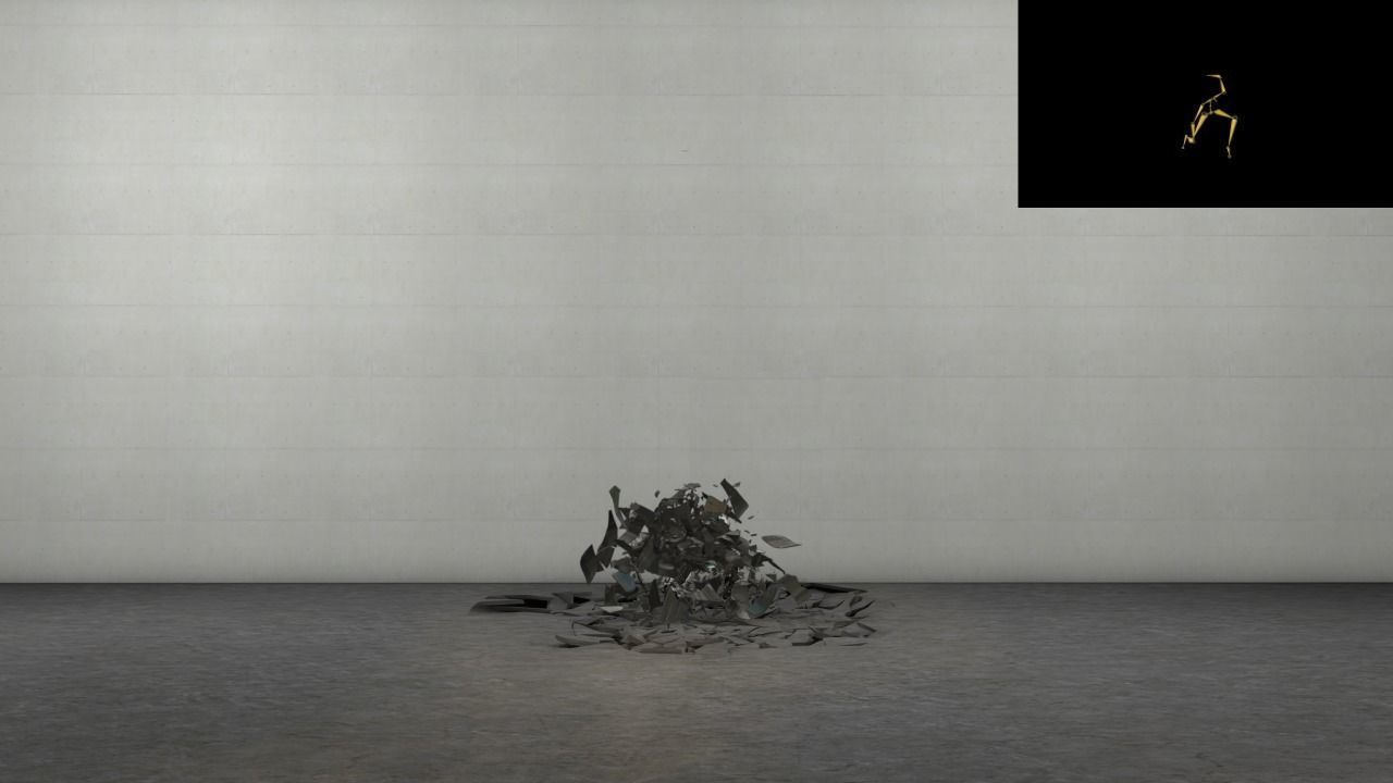 motion capture hero landing 3D model animated | CGTrader