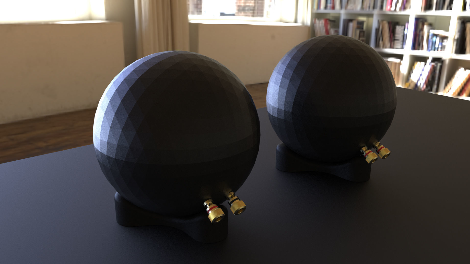 SPEAKER SYSTEM SPHERE 3D model 3D printable | CGTrader