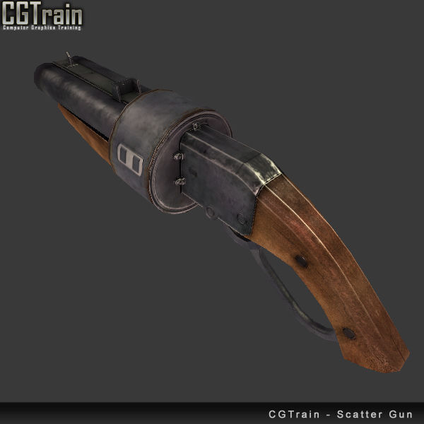 3D model Scatter Gun VR / AR / low-poly | CGTrader