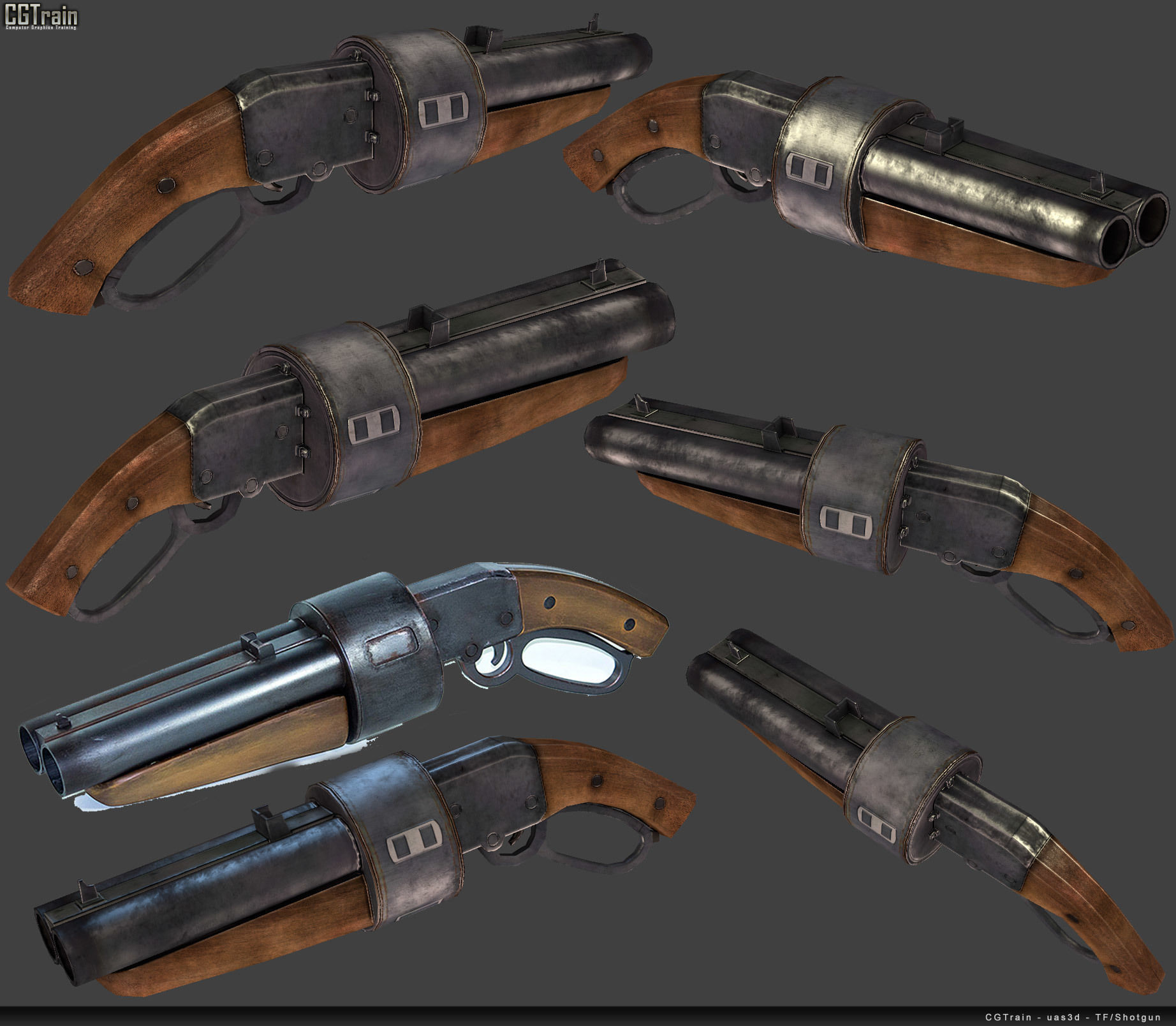 3D model Scatter Gun VR / AR / low-poly | CGTrader