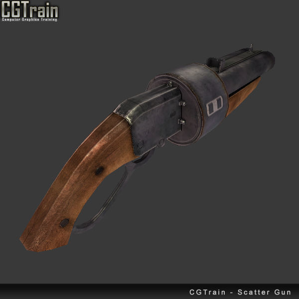 3D model Scatter Gun VR / AR / low-poly | CGTrader