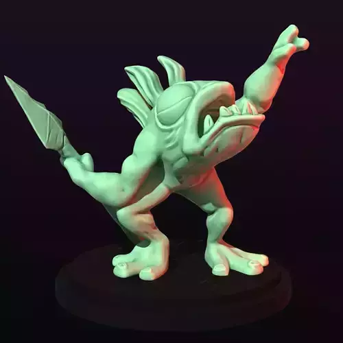 Murloc Headhunter free 3D model 3D printable | CGTrader